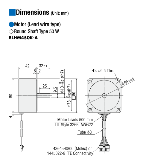 BLHM450K-A | BLH Series | Oriental Motor Asia Pacific